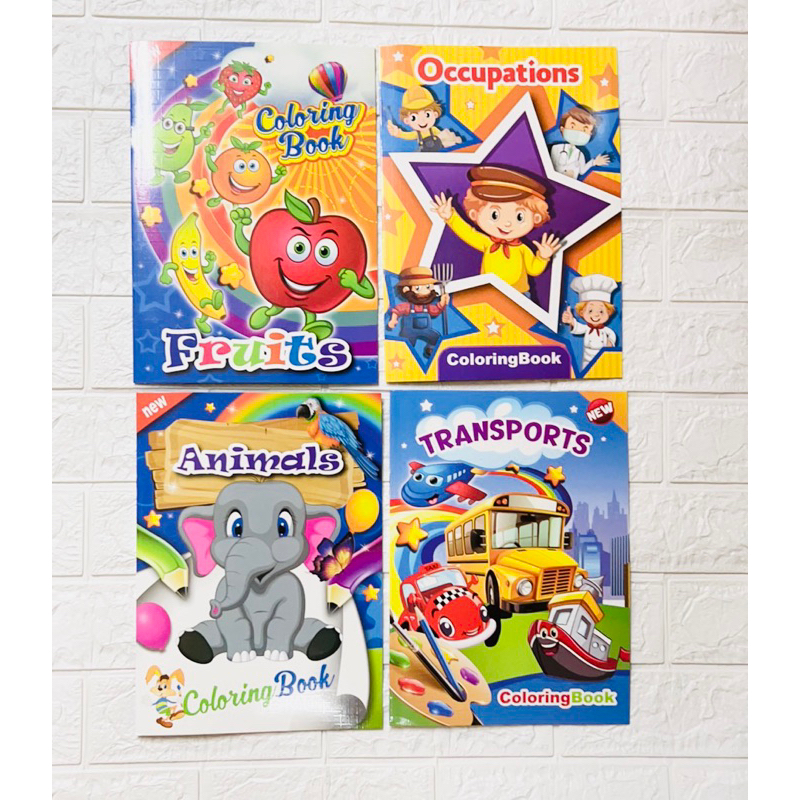 Coloring Book 6pages for Kids Activity Coloring Book for Preschoolers ...