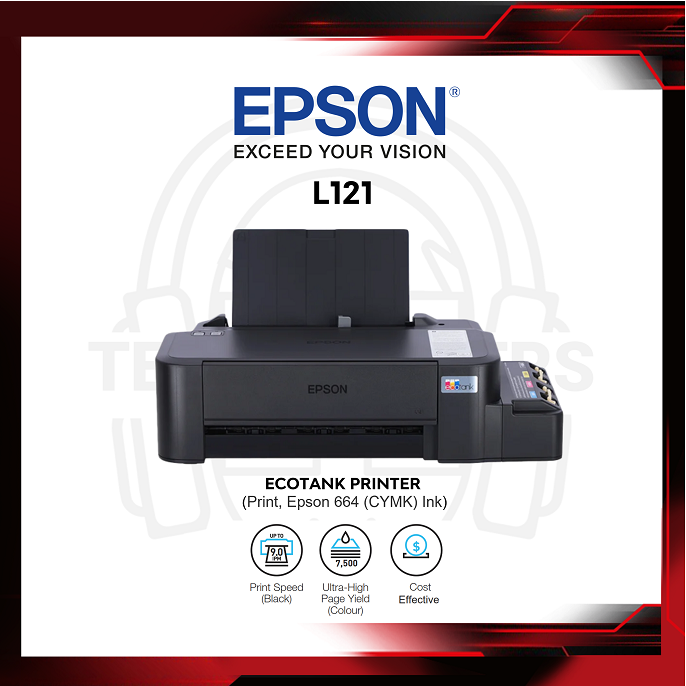 Epson L121 Printer (Print, Ink Tank System, 664 Ink) | Shopee Malaysia
