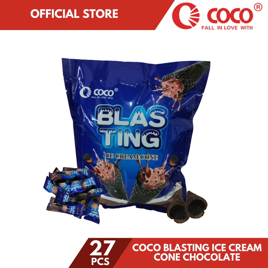 COCO Blasting Ice Cream Cone Chocolate 300g | Shopee Malaysia
