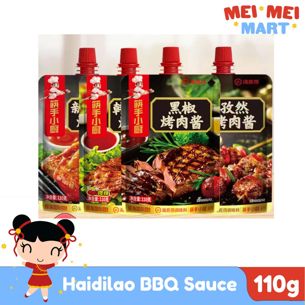 Haidilao Black Pepper Sauce Marinade Korean Sweet and Sour Barbecue Sauce 110g | Shopee Malaysia