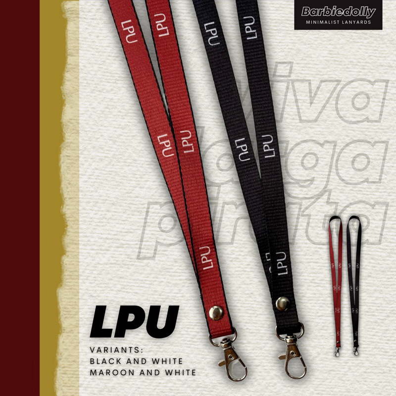 LPU Minimalist Lanyard ID Lace | Lyceum of the Philippines University ...