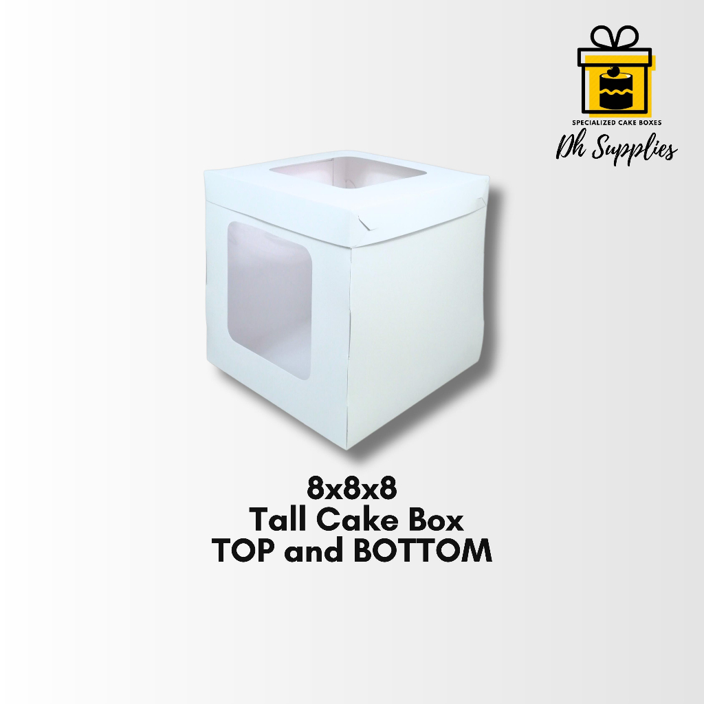 Cake box 8x8x5 8x8x6 8x8x8 (10pcs) | Shopee Malaysia
