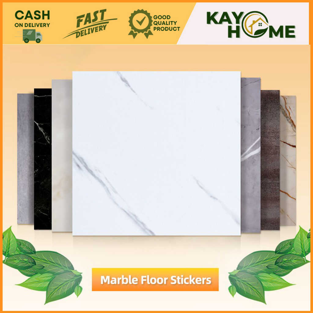 30*30cm Marble Vinyl Self Adhesive Waterproof PVC Floor Sticker Home ...