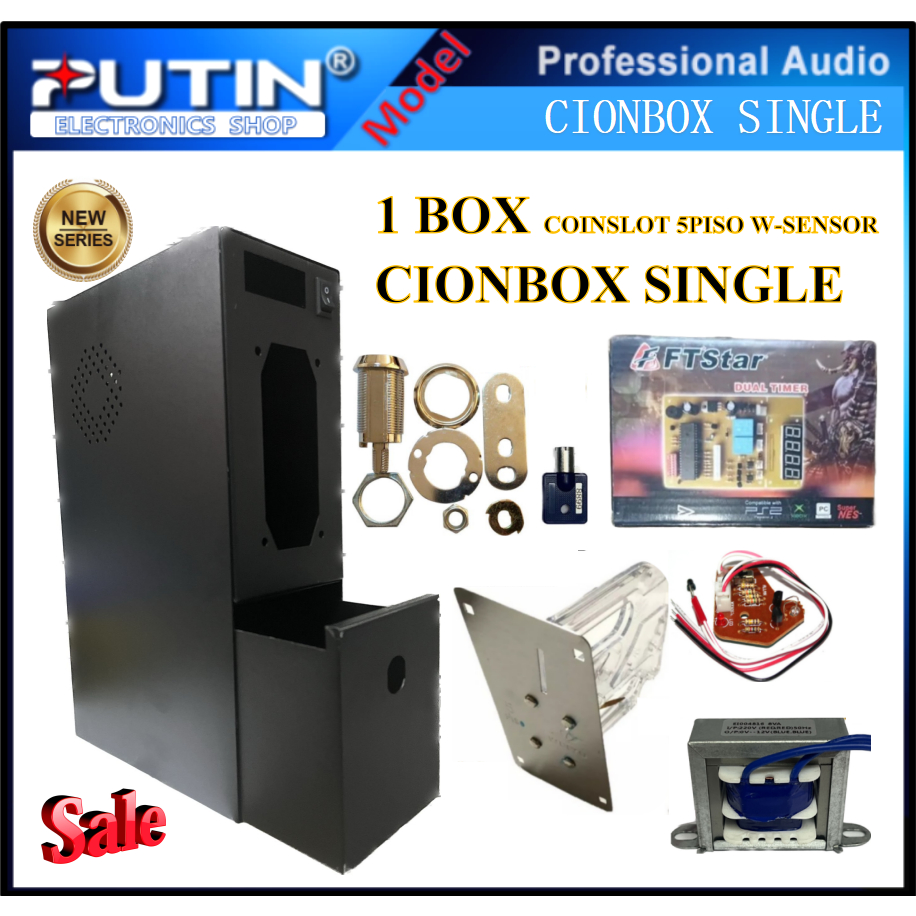 The 1Box Complete Pisonet One Piece w/Parts /High Power Relay Coin Slot ...