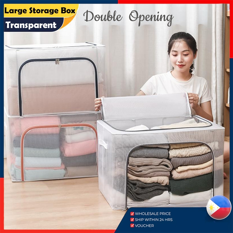 PVC Collapsible Storage Box Foldable Storage Box Organizer Clothes ...