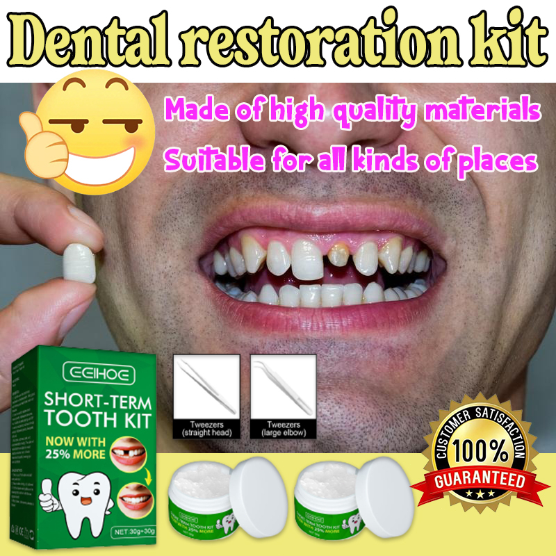 30ML Temporary Tooth Repair Kit Filling Teeth Gaps Moldable False Teeth ...