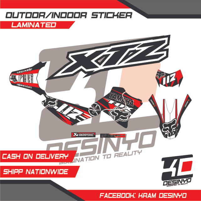 Yamaha XTZ Full Body Sticker | Shopee Malaysia