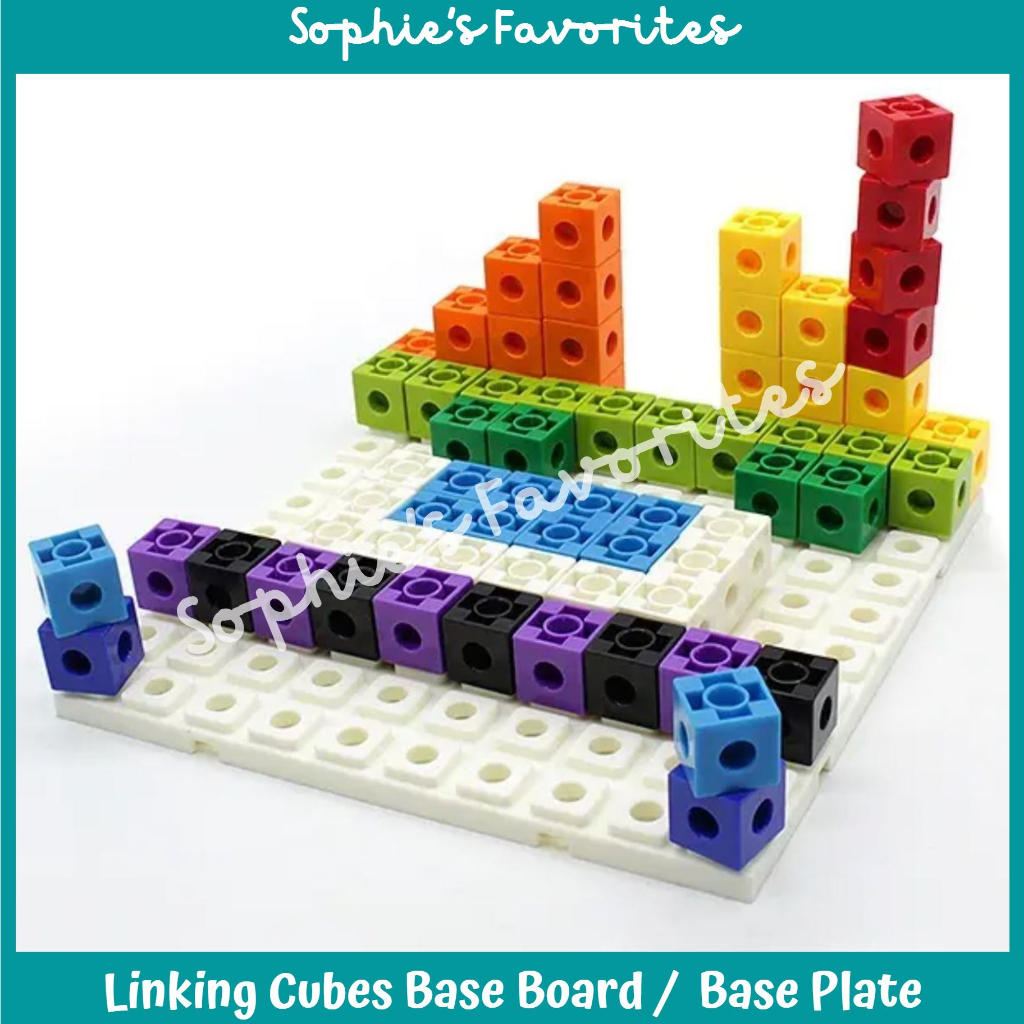 Linking Cubes Base Board Snap Cubes Link Cubes Base Plate – 20x20cm ...