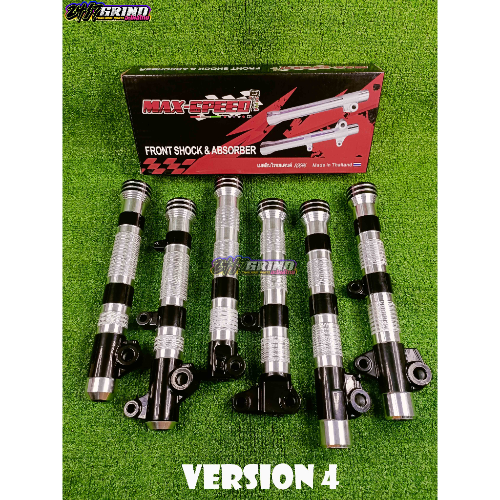 MAX-SPEED LIGHTEN FRONT SHOCK OUTTER TUBE VERSION 4 CLICK / WAVE / MIO ...