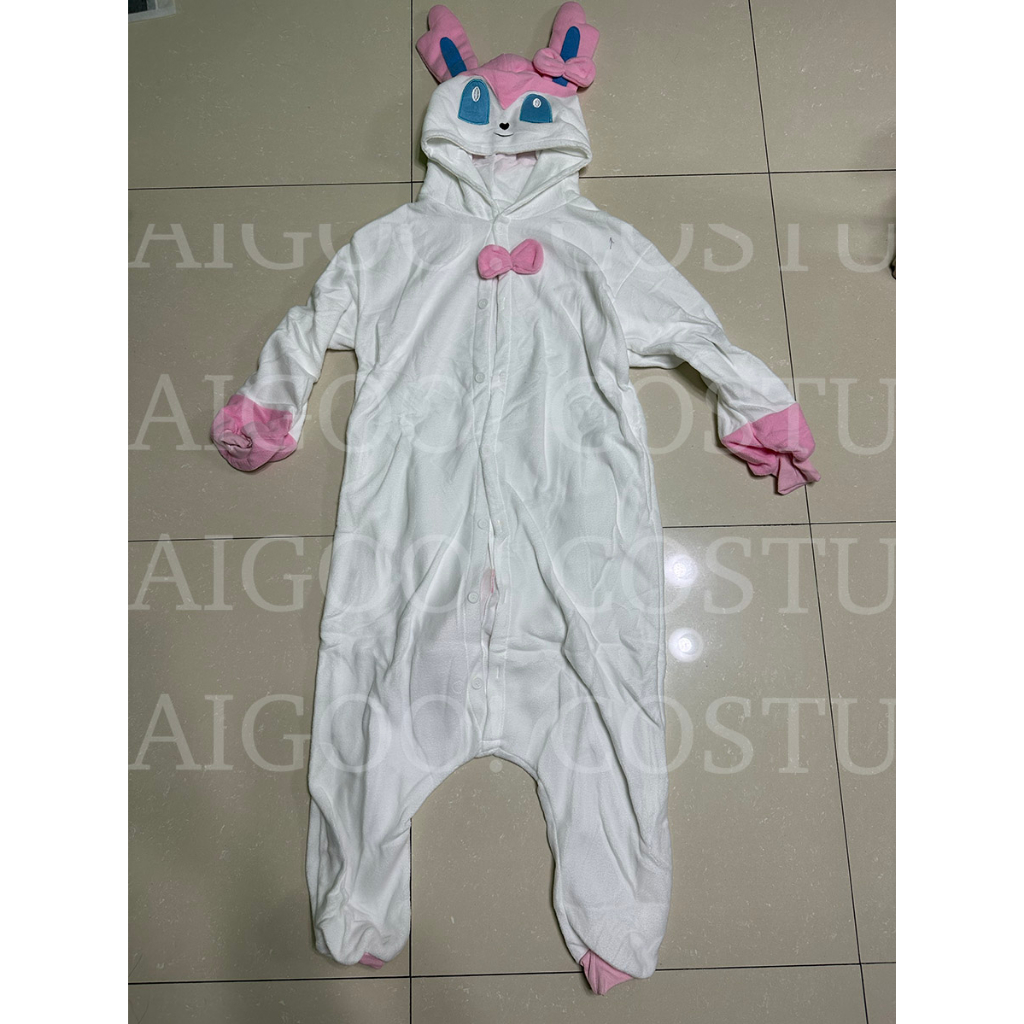Pokemon Scorbunny Vaporeon Onesie Costume Plusle Psyduck Sylveon Gengar ...