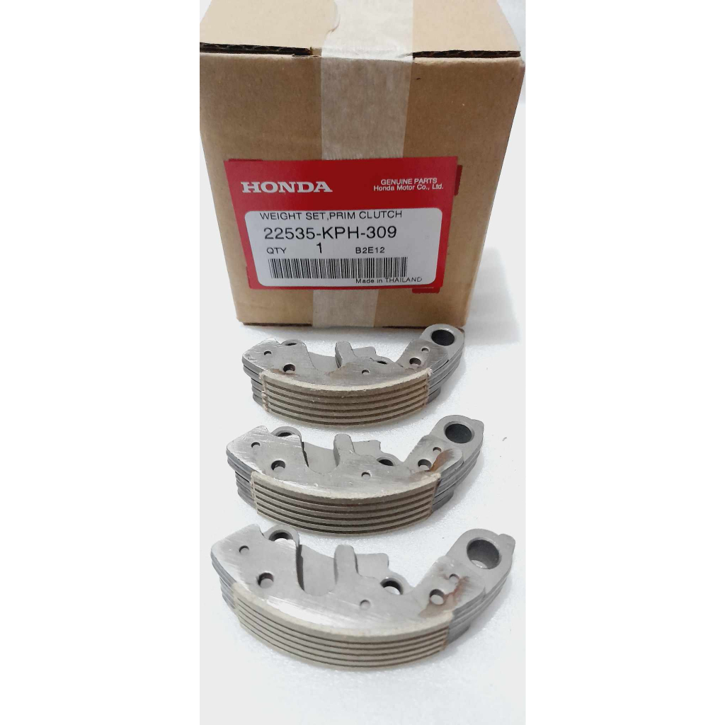 Honda part Primary Clutch Weight Set for Wave 125, Rs125 Carb,Xrm125 ...