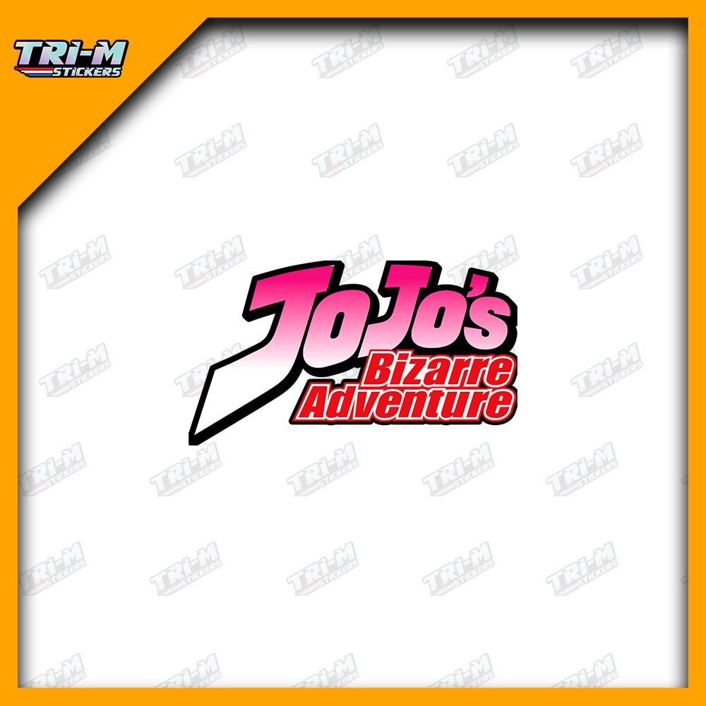 Jojo Anime Anime Sticker Design Motorcycle Sticker Tumbler Sticker Car ...