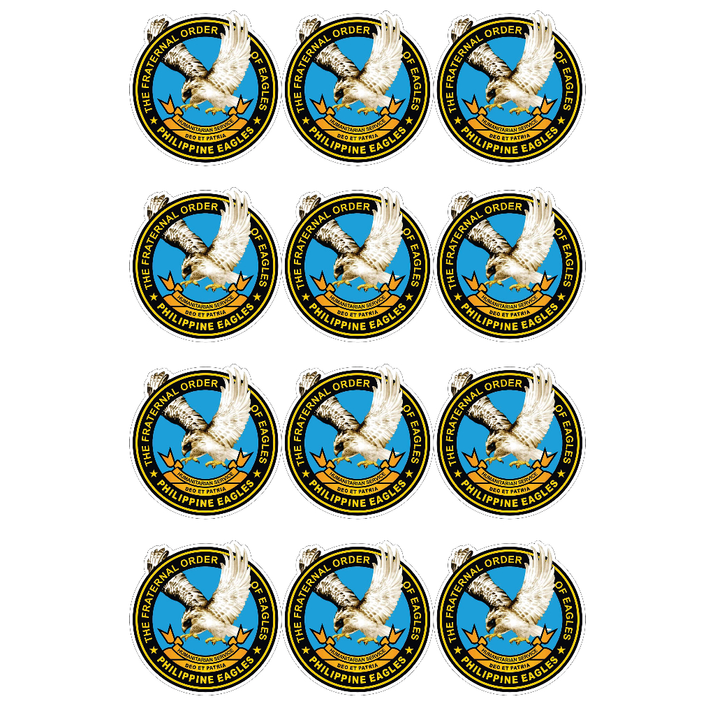 TFOE-PE Logo Sticker 12pcs | The Fraternal Order of Eagles - Philippine ...