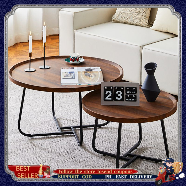 Nordic Style Coffee Table/ Center Table Modern coffee table, round ...