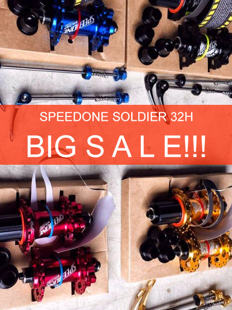 *NEW* HUB F/R SPEEDONE SOLDIER 2.0 32H/ 1.0 36H 6 PAWLS SEALED BEARING ...