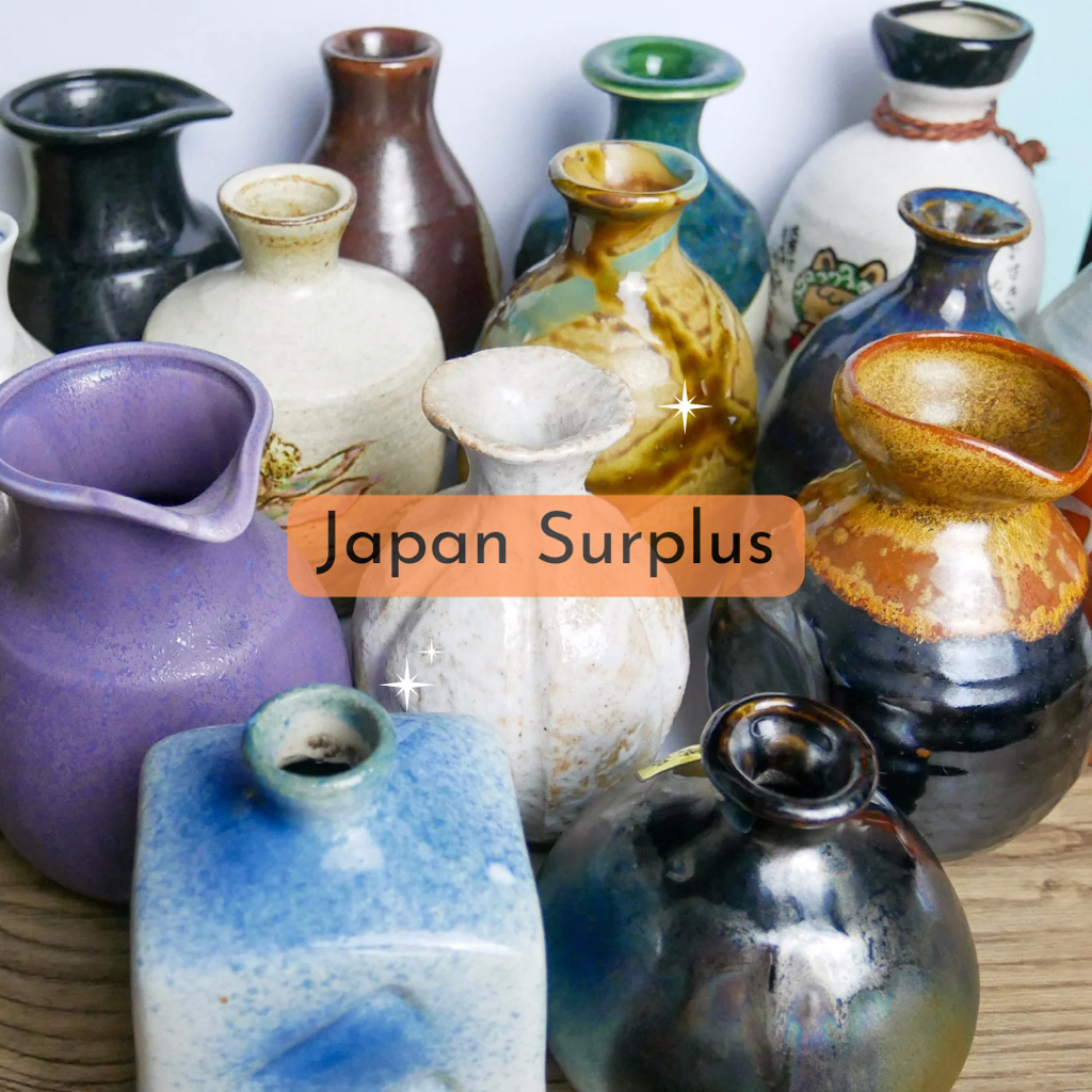 Japan Surplus Mixed / Unique Designs of Vases/Sake (Aesthetic Designs ...