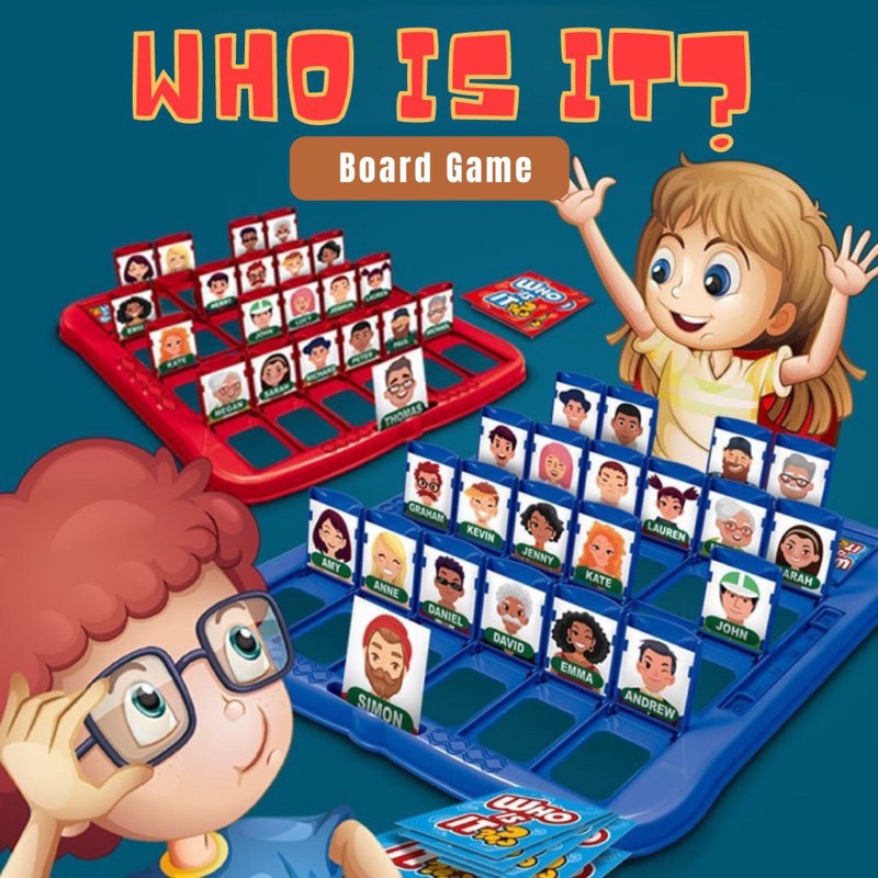 Who Is It Board Game Guessing Game | Shopee Malaysia
