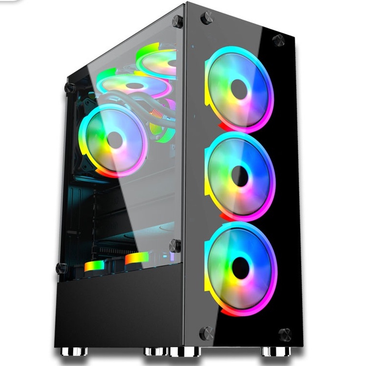 Inplay METEOR 01 BLACK PC CASE Desktop Computer PC Case gaming case ...