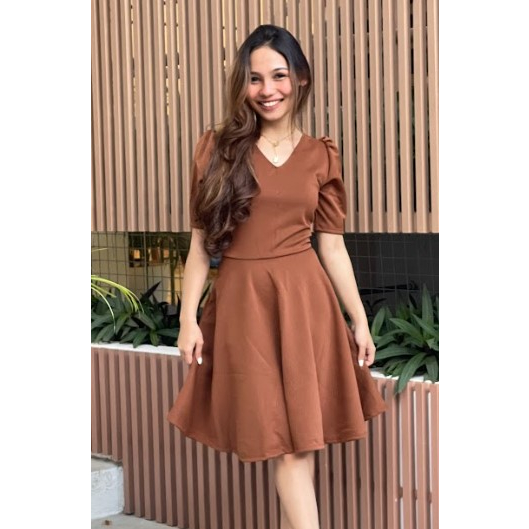 NEOPRENE PASTEL COLORS WITH SIZES DRESS SEMI FORMAL OFFICE DRESS ...