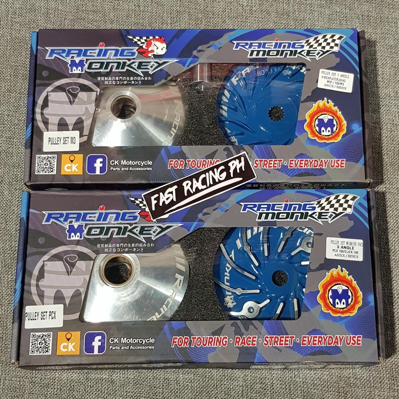 RACING PULLEY SET MIO SPORTY RACING MONKEY MIO I 125 m3 pcx click 160 ...
