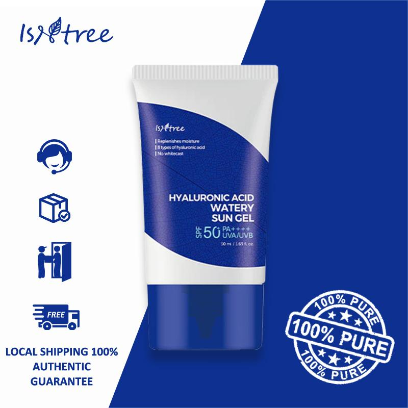 Isntree Hyaluronic Acid Watery Sun Gel Sunscreen SPF 50 PA+++ Sunblock ...