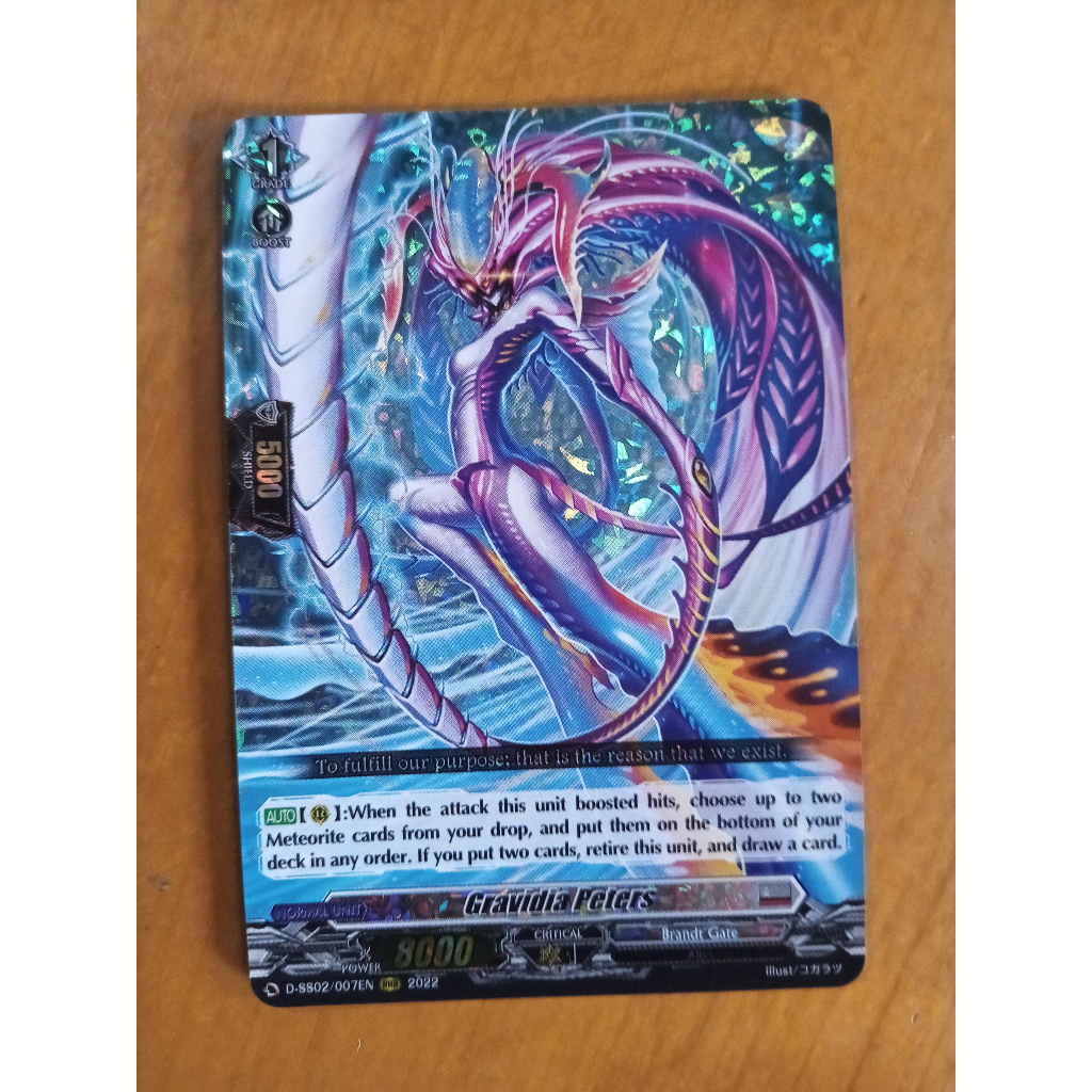 CFV Gravidia Peters RRR D-SS02 Brandt Gate Cardfight Vanguard English | Shopee Malaysia