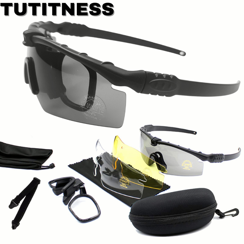 Tactical Shades Outdoor Polarized Tactical Sunglasses with 4 Lens ...