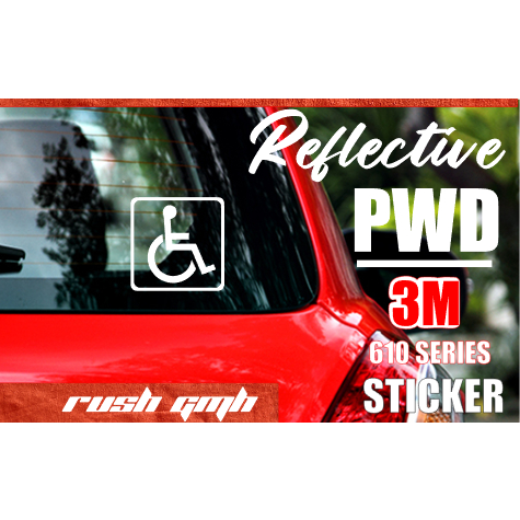 PWD (3M Reflective sticker) | Shopee Malaysia