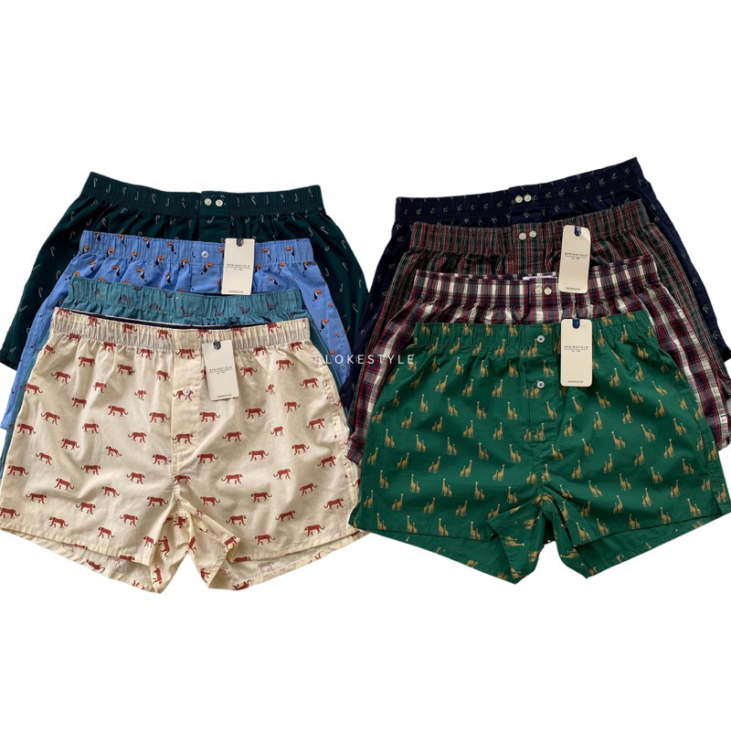 SPRINGFIELD BOXER SHORTS (BATCH 8) | Shopee Malaysia