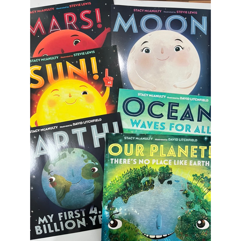 Our Universe Soft Cover Planet / Sun / Ocean / Mars Moon mother nature ...