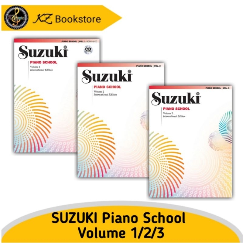 SUZUKI Piano School Volume 1/2/3 | Shopee Malaysia