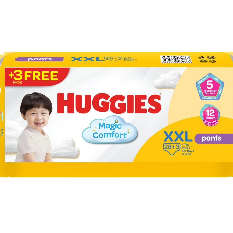 Huggies Pants Magic Comfort XXL 28+3s | Shopee Malaysia