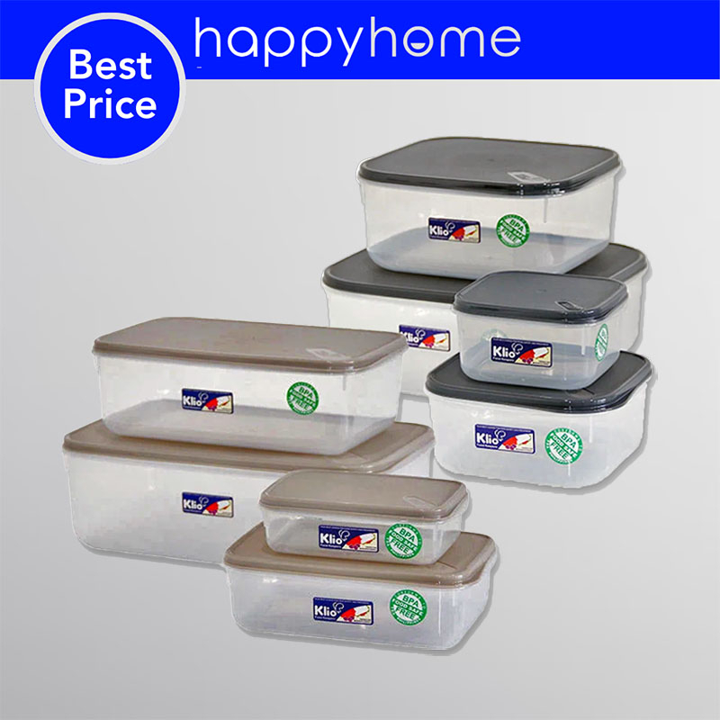 Klio Stackable Series Food Keeper with Lid (Random Color) | Shopee Malaysia