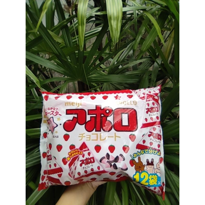 Meiji Apollo Strawberry Chocolate from Japan | Shopee Malaysia