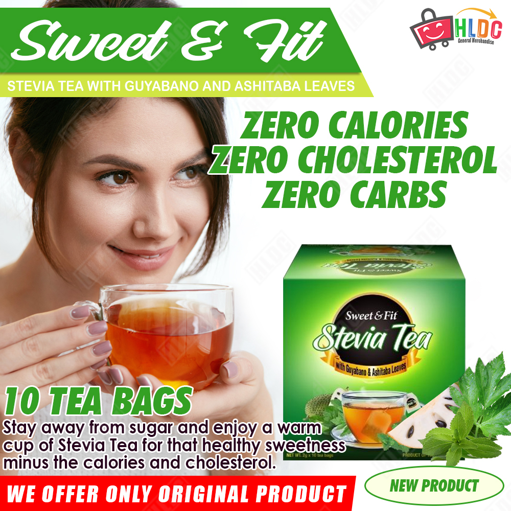 Glorious Blend Sweet & Fit Stevia Tea ( 10 Tea Bags ) Natural Sweetener ...