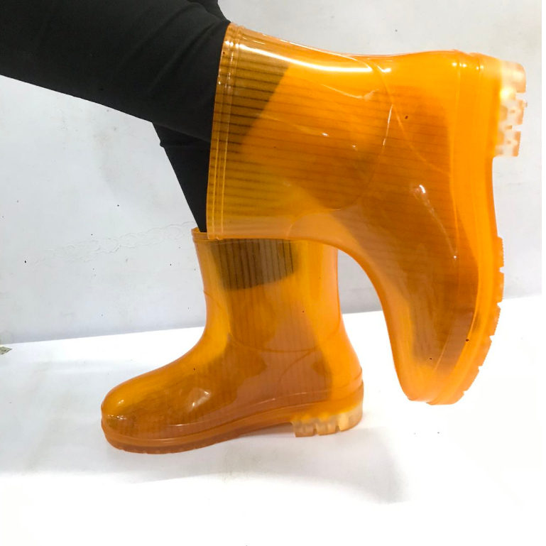 NEW Men's Candy Colors Rain Boots Jelly Waterproof Boots Fashion Four ...
