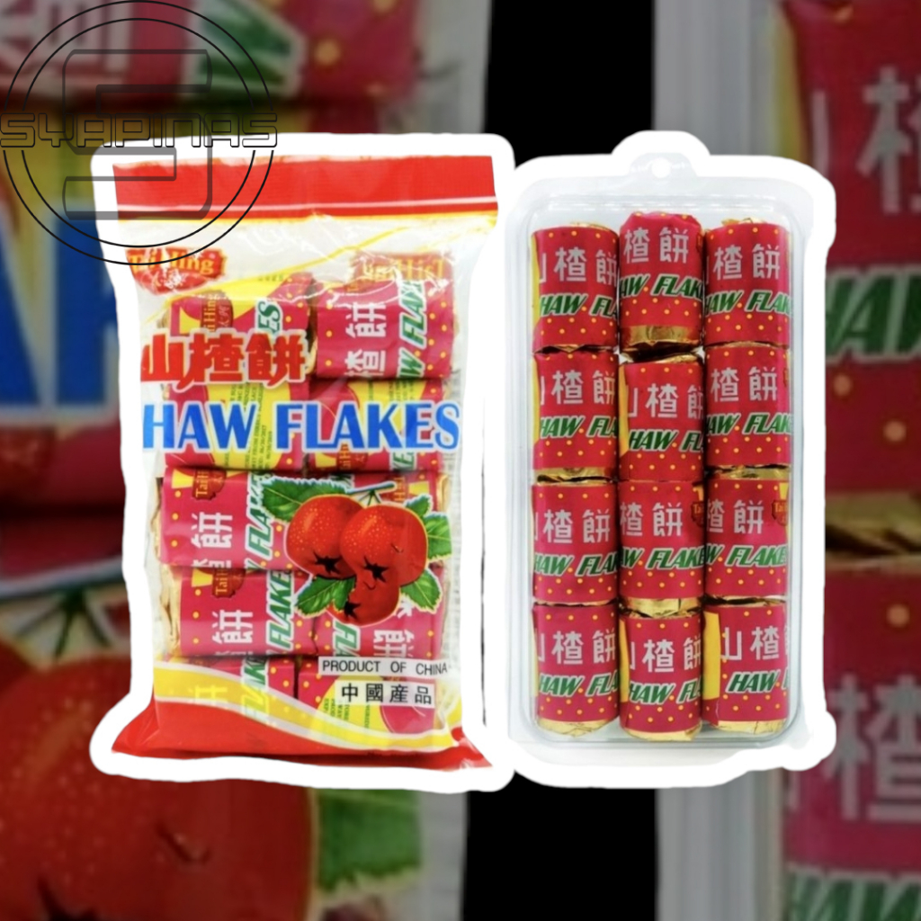 Haw Flakes Ostiya Candy Tai Hing Haw Flakes Candy 90g (10pcs pack ...
