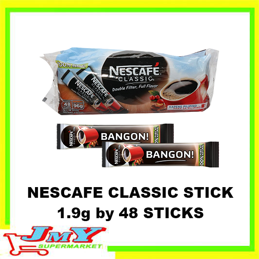 JMY NESCAFE CLASSIC INSTANT COFFEE STICK 1.9g X 48 STICK INSIDE (1 PACK) | Shopee Malaysia