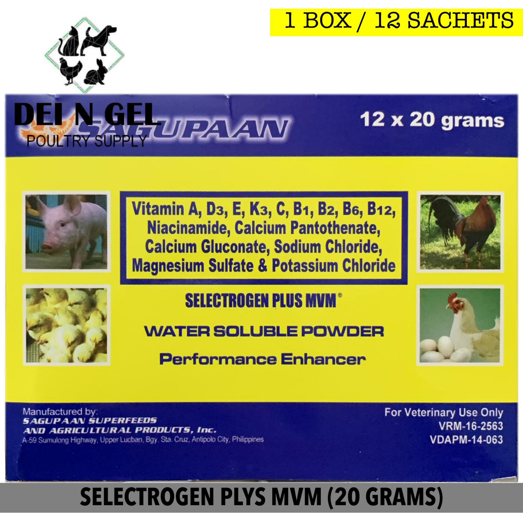 SAGUPAAN SELECTROGEN PLUS MVM 20 GRAMS (1 BOX/12 SACHETS) | Shopee Malaysia