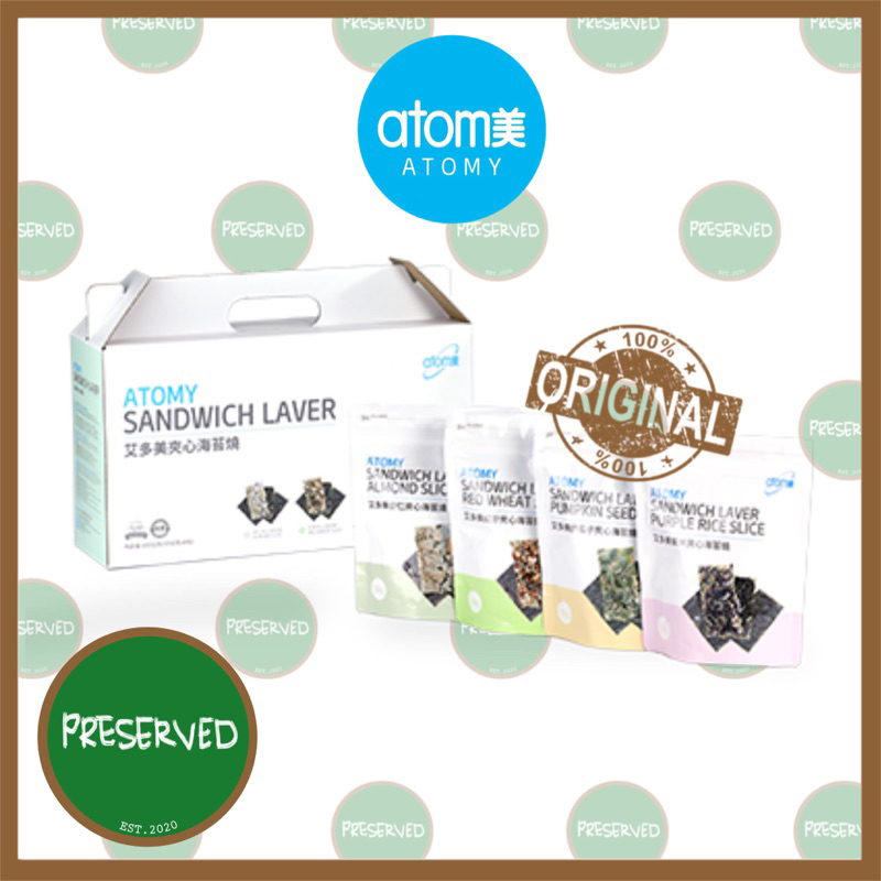 Atomy Korean Sandwich Laver (Seaweed) | Shopee Malaysia