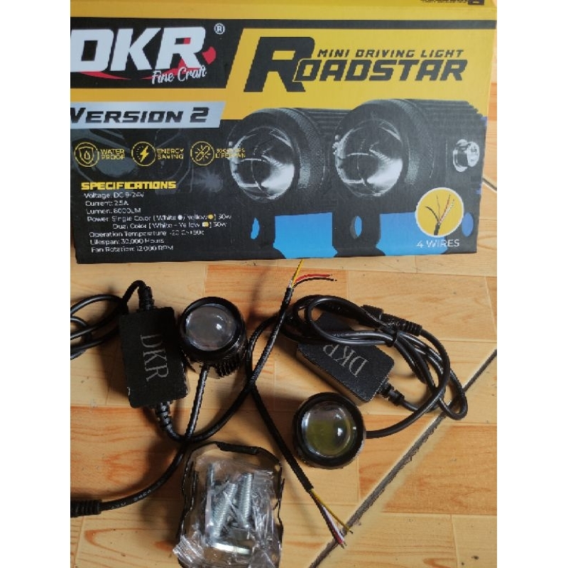 OKR Version2 Mini Driving Lights with Fan and Ballast | Shopee Malaysia