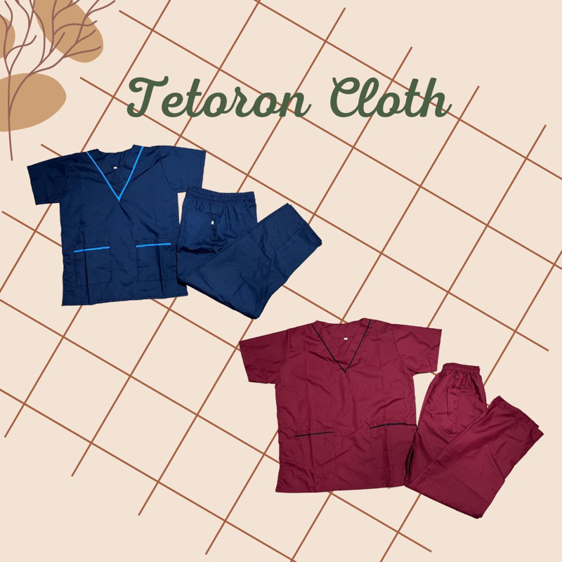 FP Tetoron Scrub Suit with Piping (Pairs) | Shopee Malaysia