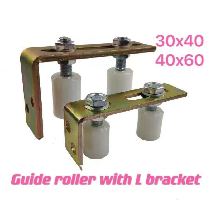 nylon guide wheel sliding gate top guide nylon rollers with L bracket ...