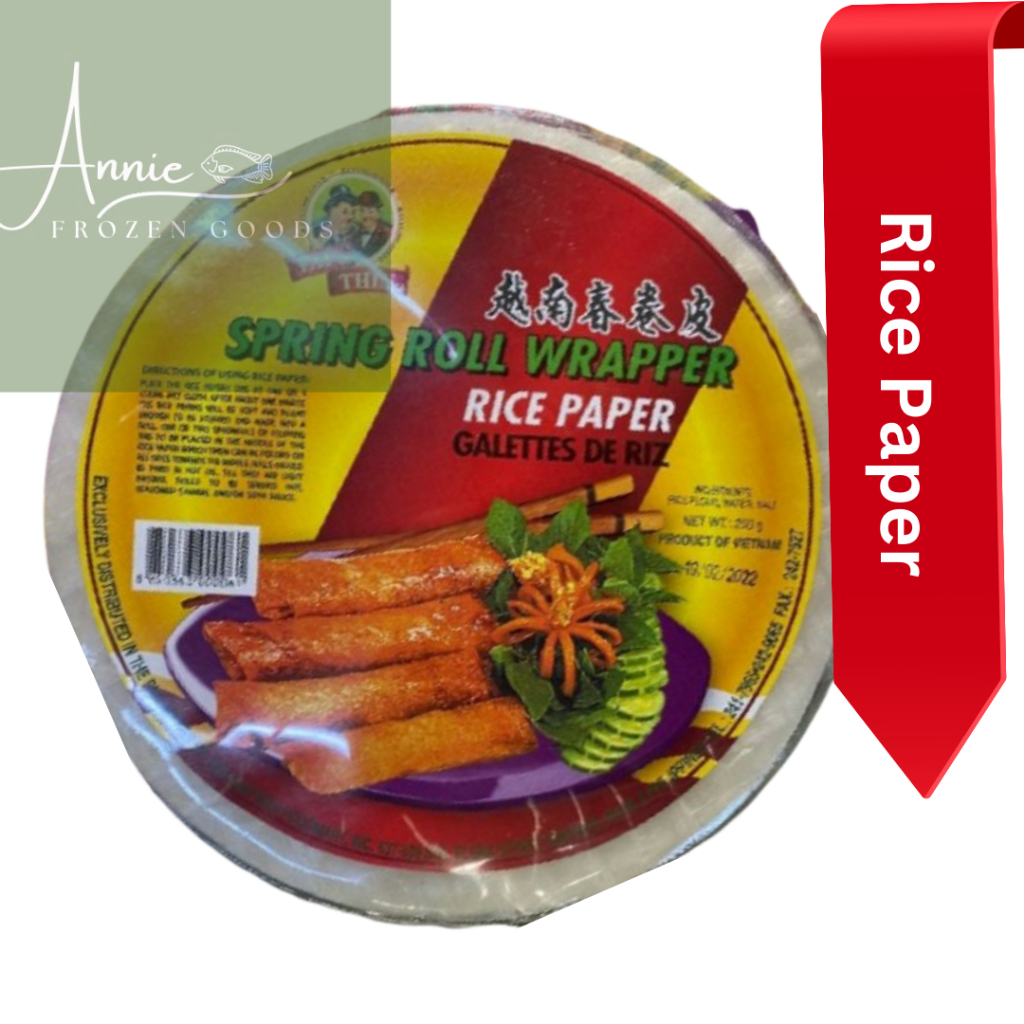 Fat and Thin Spring Roll Wrapper Extra Thin Rice Paper 250g | Shopee ...