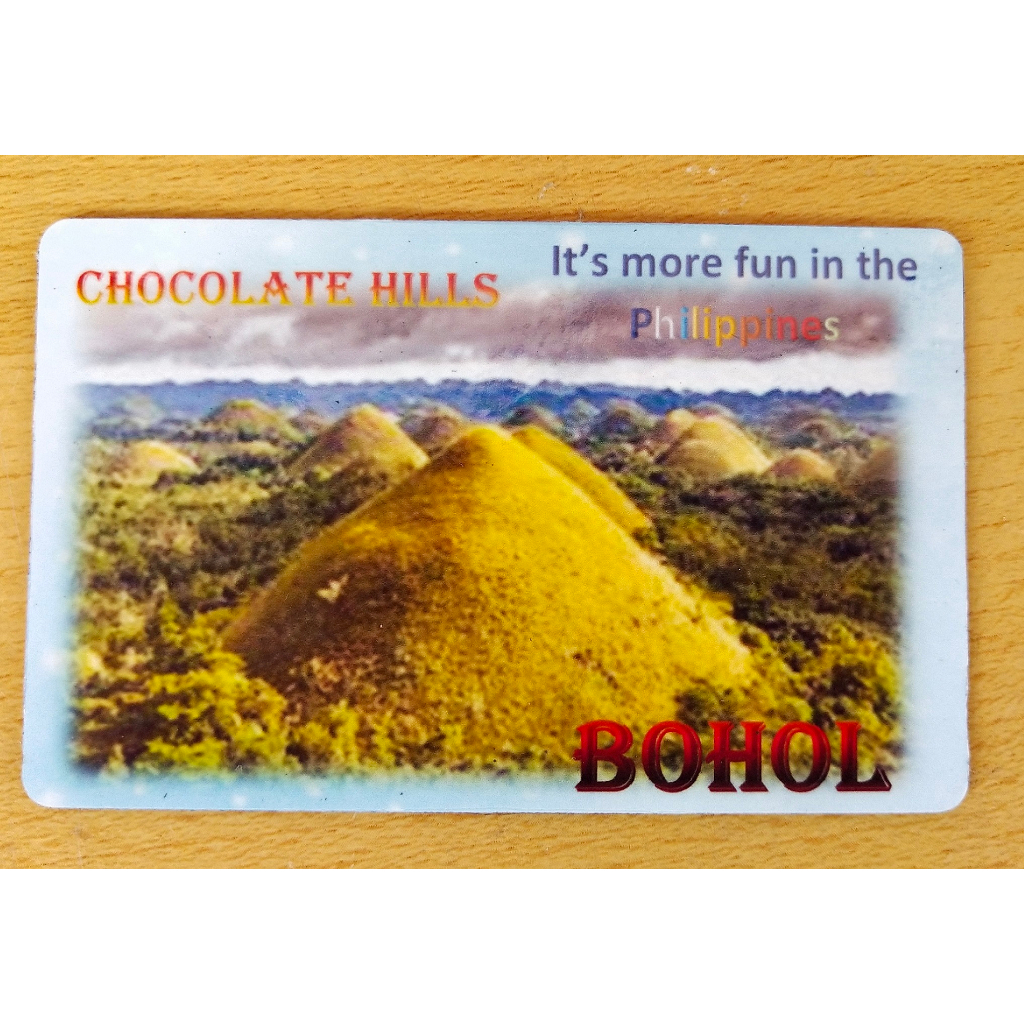 Philippines Tourist Spot Design Rubber Ref Magnet Souvenir Its more fun ...
