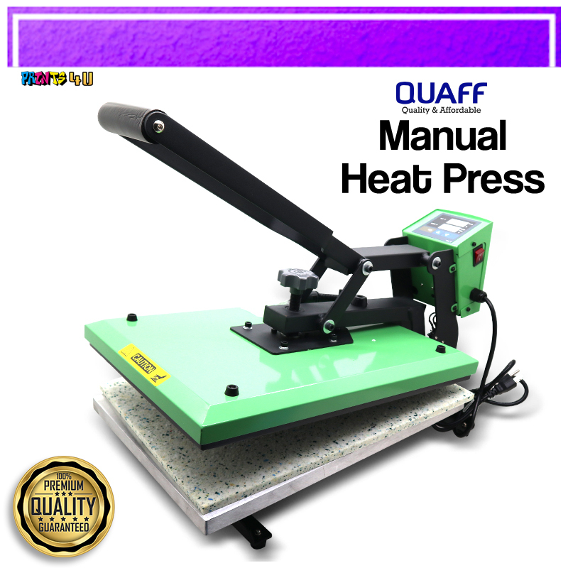 Quaff Manual Heat Press Machine Heavy Duty A4 A3 Size | Shopee Malaysia