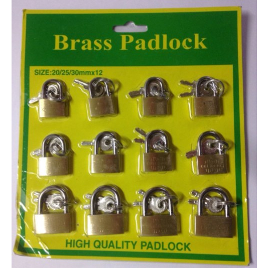 PADLOCK SET (3 SIZES PER PAD) | Shopee Malaysia