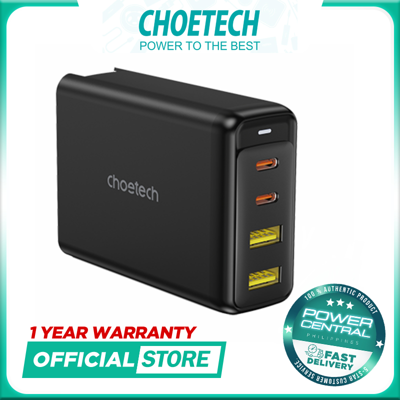 Choetech charger GaN 140W 4 ports USB PD Quick charge wall charger PD6005 | Shopee Malaysia