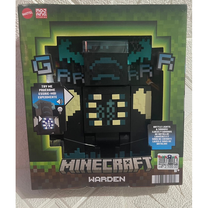 Minecraft Warden Deluxe Action Figure [Lights & Sounds] | Shopee Malaysia