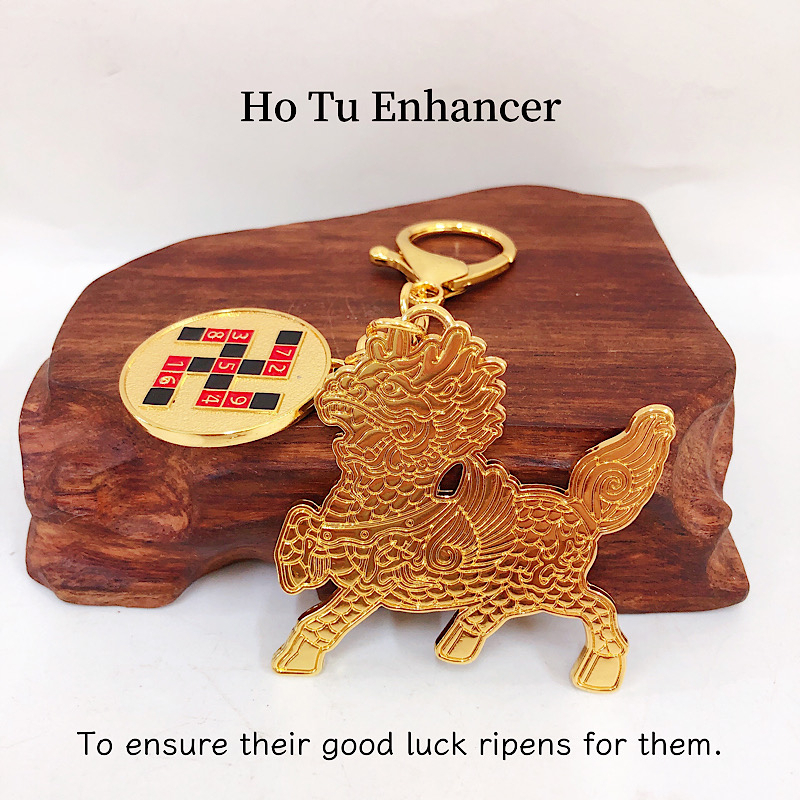 Fengshui Ho Tu Enhancer Keychain Amulet | Shopee Malaysia